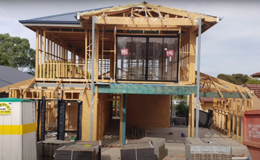 What material are Australian houses made of?